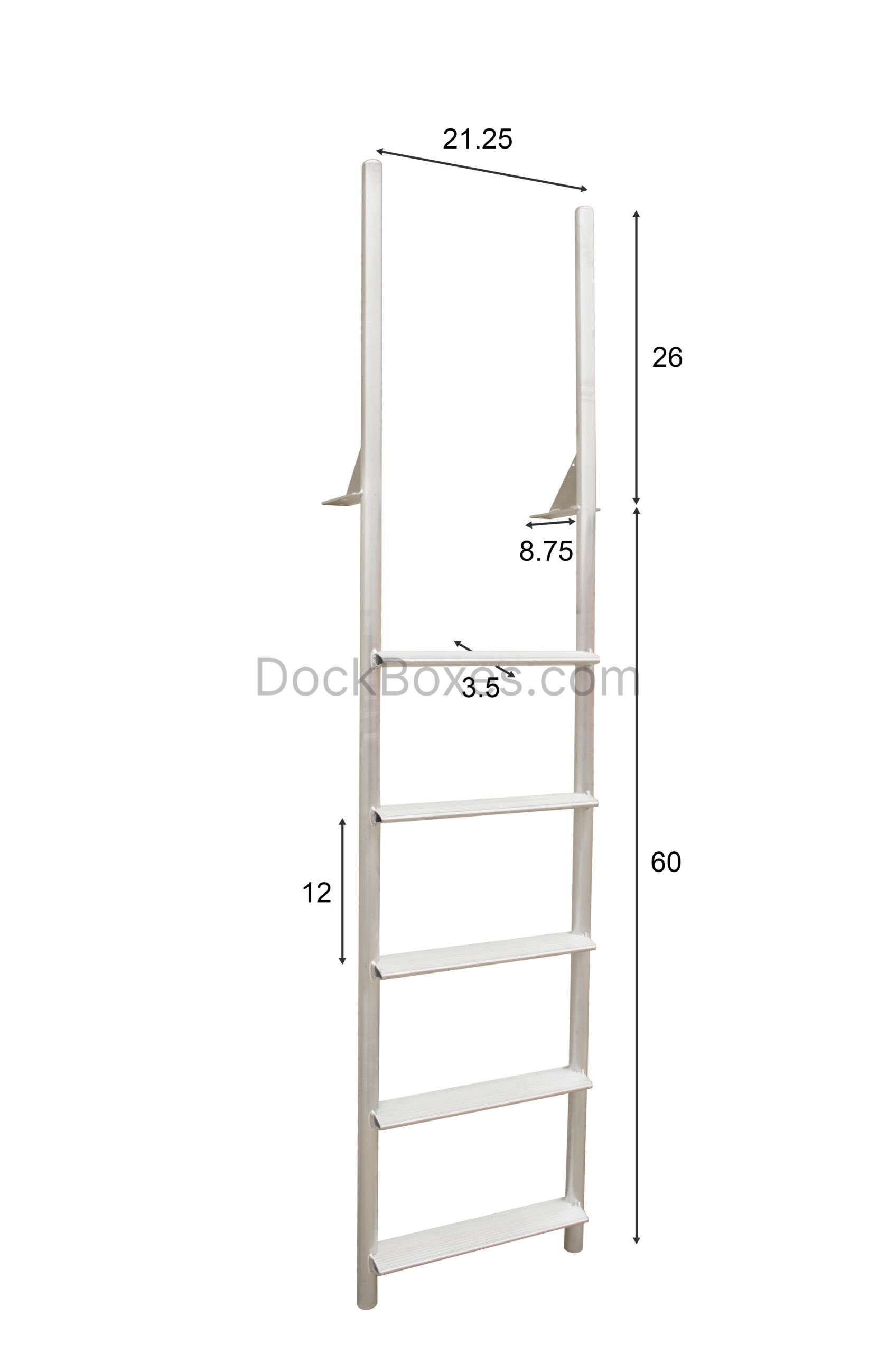 Buy 5 Step Finger Pier Straight Dock Ladder